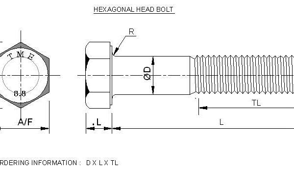 Hex bolts - Mafco - Anchor bolt, Hex bolt, Stud bolt, Plates, Dowel ...
